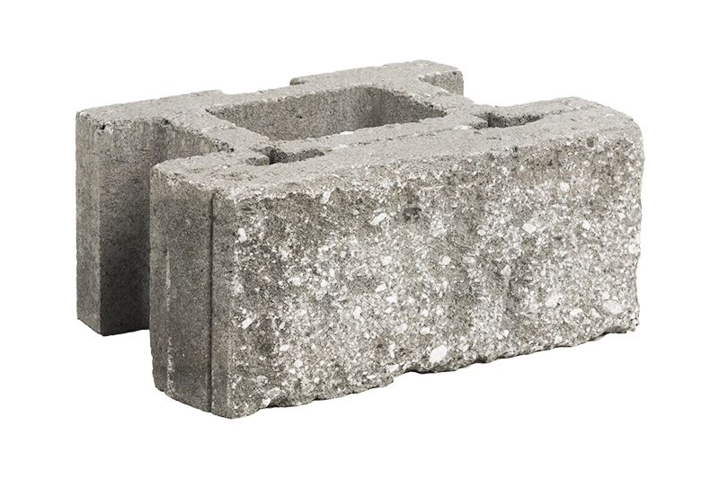 GRAVITY STONE splitted RUSTIK White natur C8 | KB-BLOK